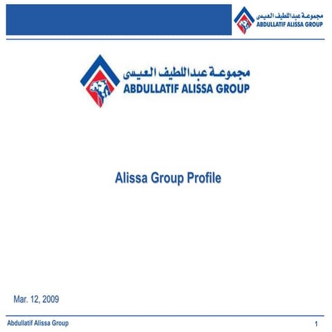 Alissa group profile | PPTX