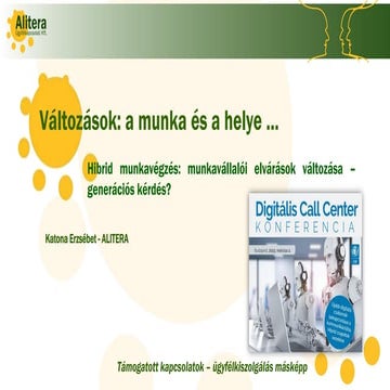 Hibrid munkavégzés - Alitera | PPT