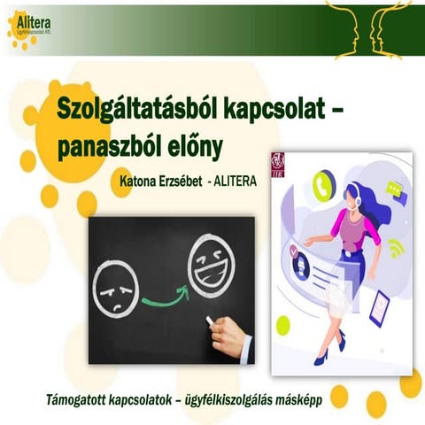 Alitera - Panaszból előny | PPT