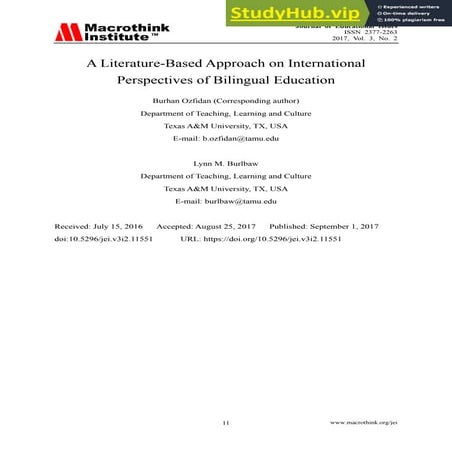 A Literature Based Approach On BIlingual Education.Pdf