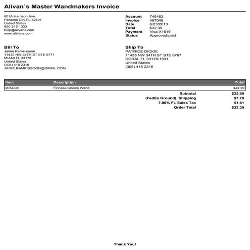 Alivan's invoice | PDF | Children\'s Games and Toys | Shopping