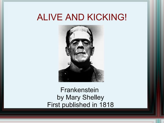 Romanticism & frankenstein