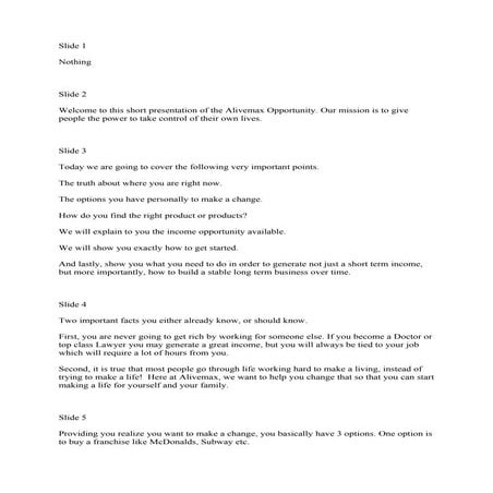 Alivemaxpowerscript2 | PDF