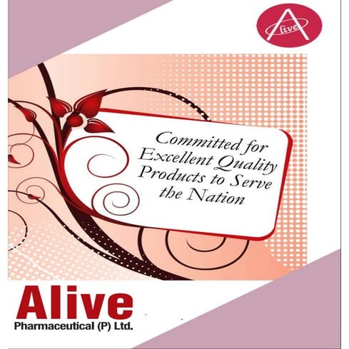 ALIVE PHARMACEUTICAL COMPANY PROFILE | PPSX