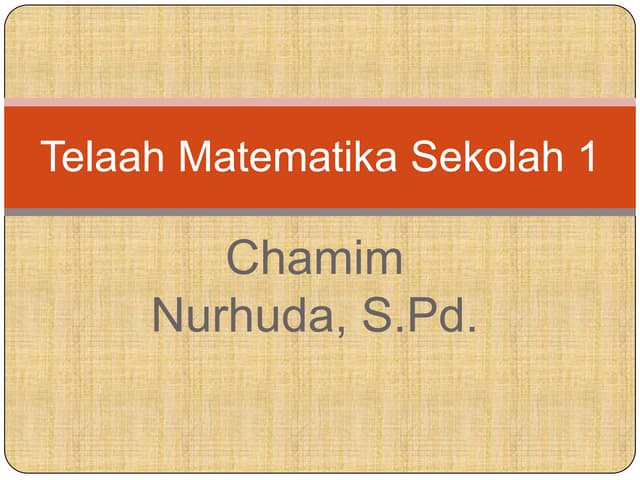 PPT materi matematika aljabar untuk presentasi | PPTX