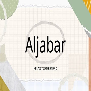 Aljabar math 7grade, pengertian dan materi.pptx