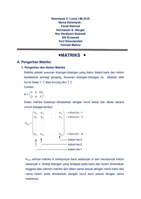 PPT Matriks | PPTX