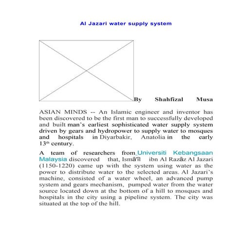 water supply unit system | DOC