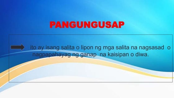 ppt filipino (pangungusap at di pangungusap) (1).pptx