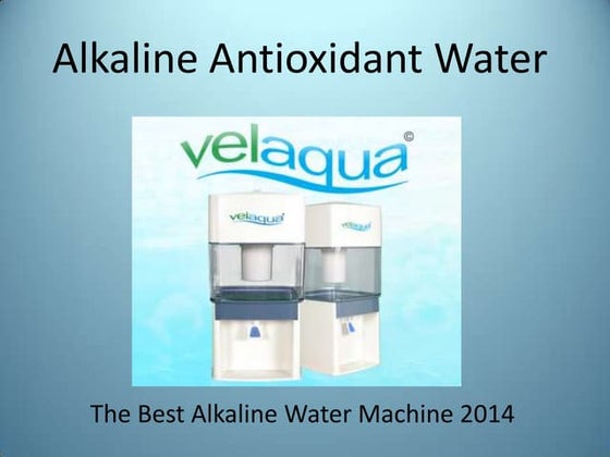 What is water ionizer machine | PPT