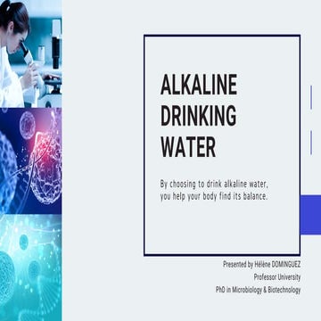 Alkaline drinking water | PDF
