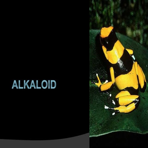 Bagian 2 klasifikasi alkaloid | PDF