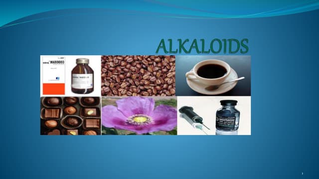 Alkaloids | PPT