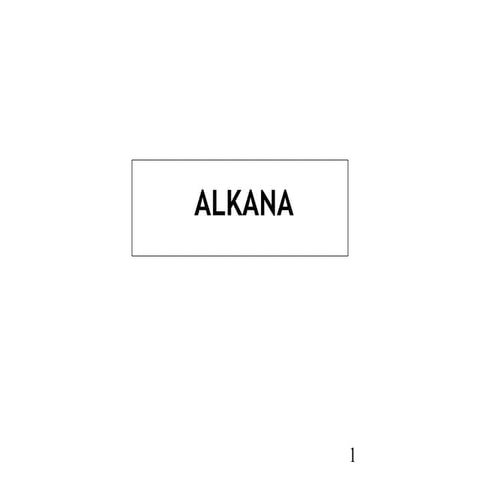 Alkana | PPT