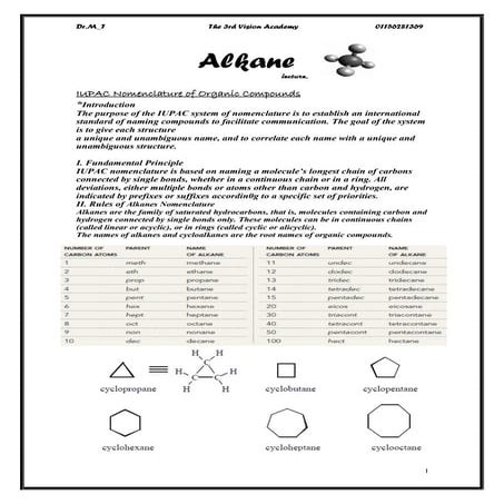 Alkane | PDF