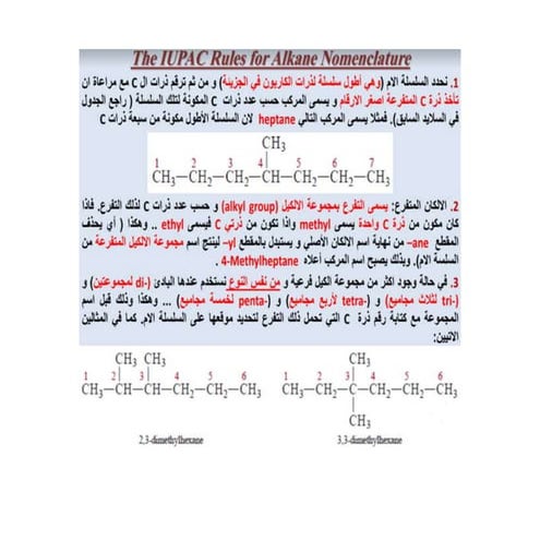 Naming of substituted alicyclic compounds | PPTX