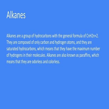 Powerpoint outline on Alkanes for CSEC Chemistry.pptx