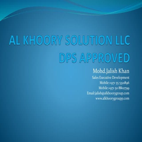 Al khoory solution llc 001 | PPT