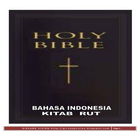 ALKITAB-INDONESIA_KITAB RUT | PDF