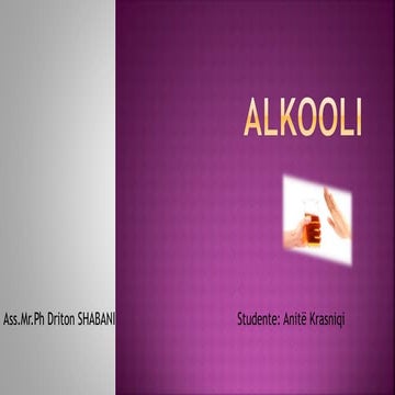 Alkooli | PPT