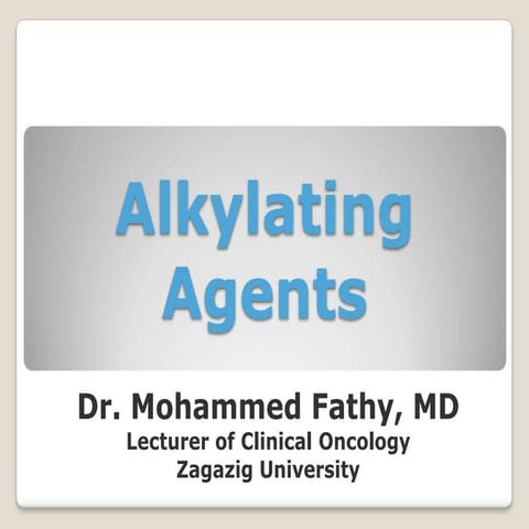 Alkylating agents | PPTX