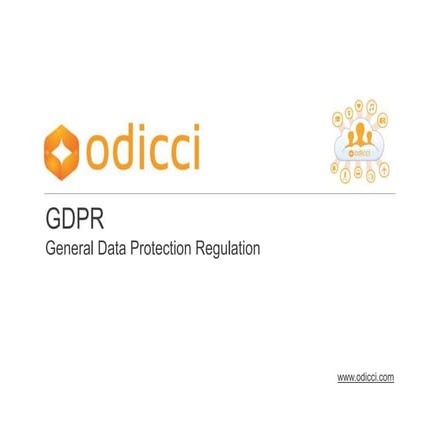 GDPR Seminar Slides | PPT
