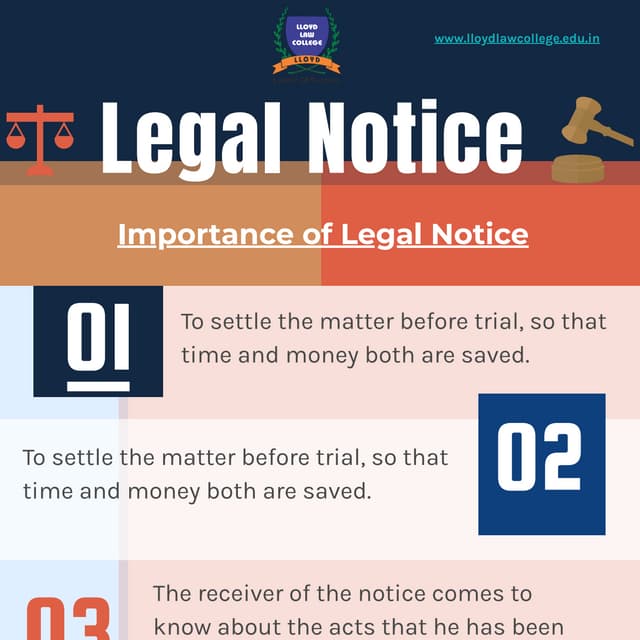 All about Legal Notice | PDF