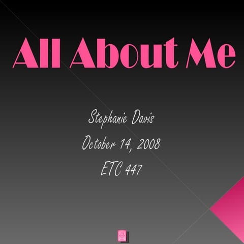 All About Me | PPT