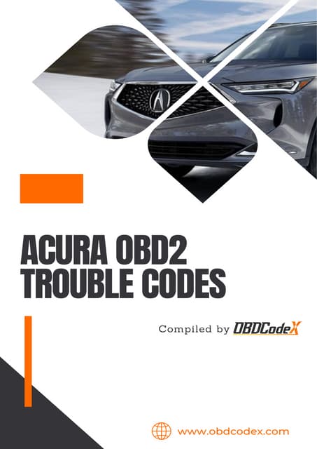 Honda/ Acura OBD1 Code List (PDF) | PDF