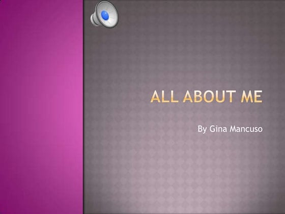 All about me | PPT