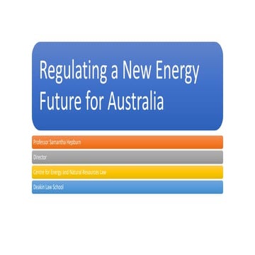 Australia-Energy data and graphs for study | PPT
