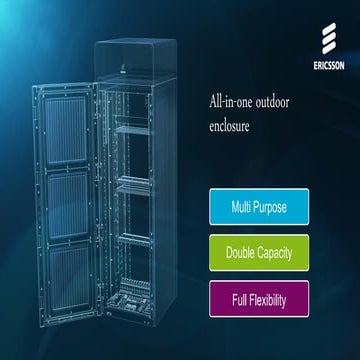 Outdoor Enclosure from Ericsson doubles radio capacity in same ...
