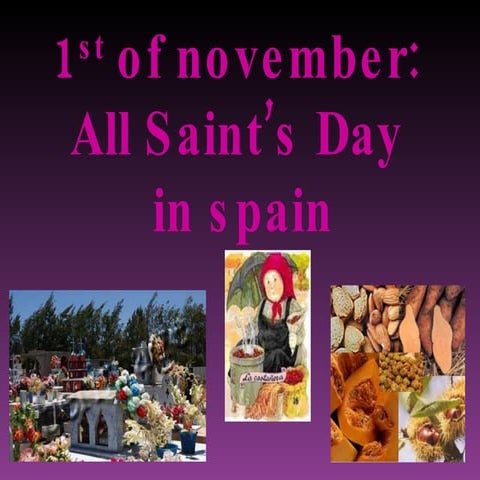 All Saints In Spain | PPT