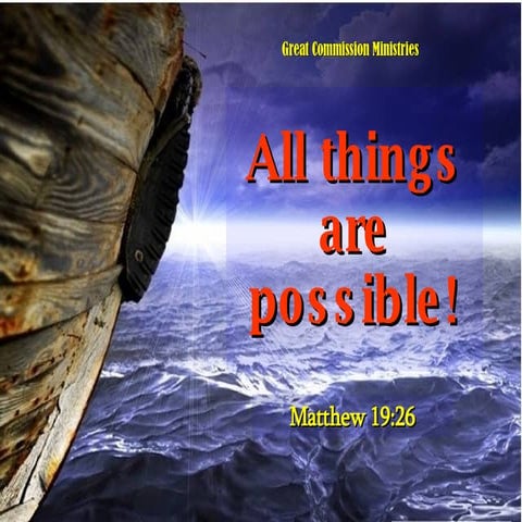 All Things Are Possible | PPT