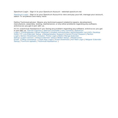 spectrumlogin | DOCX | Internet | Computing