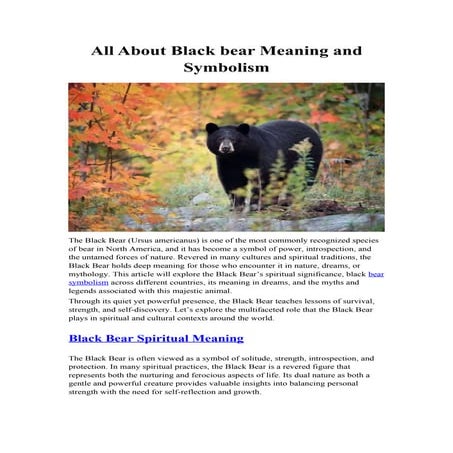 All About Black bear Meaning and Symbolism.docx