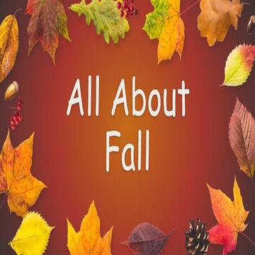 Useful information about the season fall | PPT