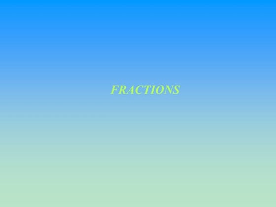 Adding And Subtracting Fractions Ppt