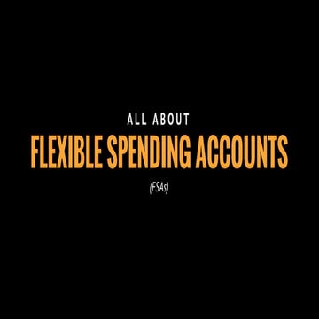 All about FSAs (2018) | PPT