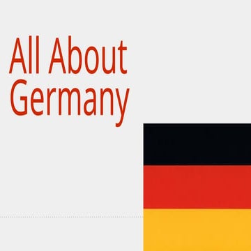 short presentation about Germany | PPTX