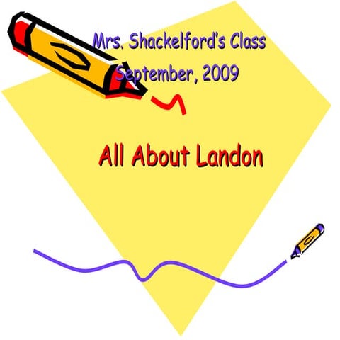 All About Landon | PPT