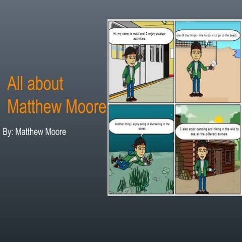All about matthew moore | PPT