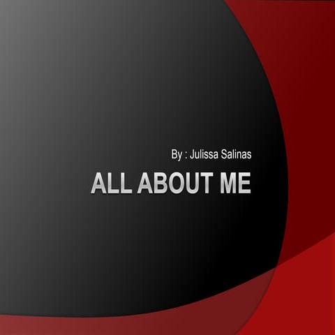 All about me | PPTX
