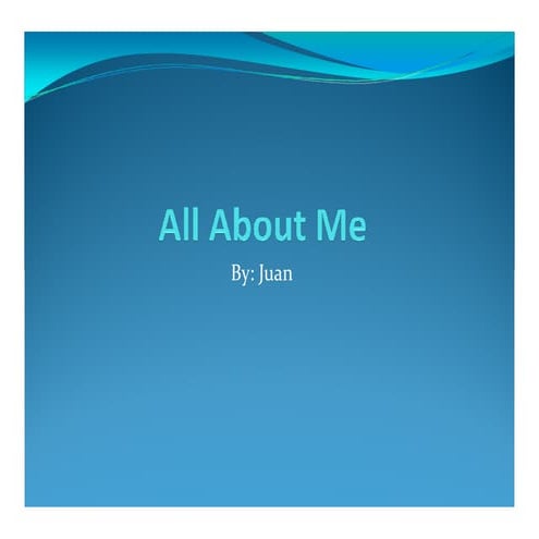 All about me | PPTX