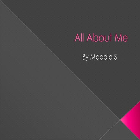 All about me | PPT