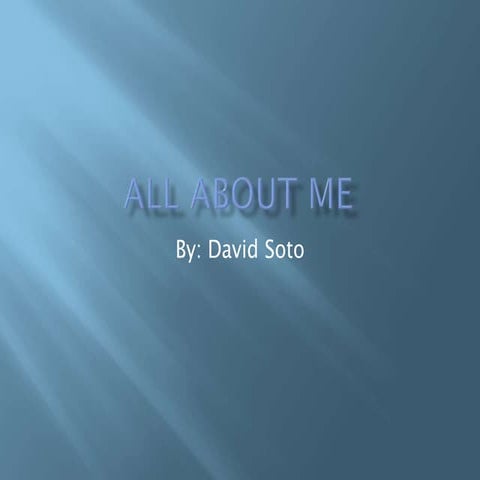 All about me | PPTX