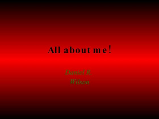 All about me | PPT