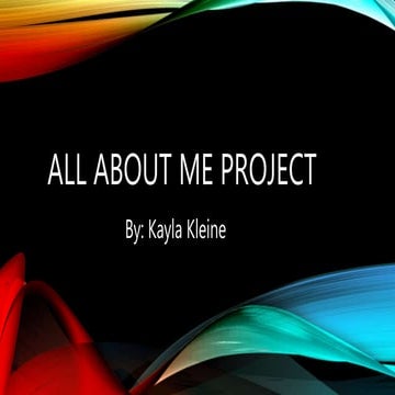 All about me project | PPTX
