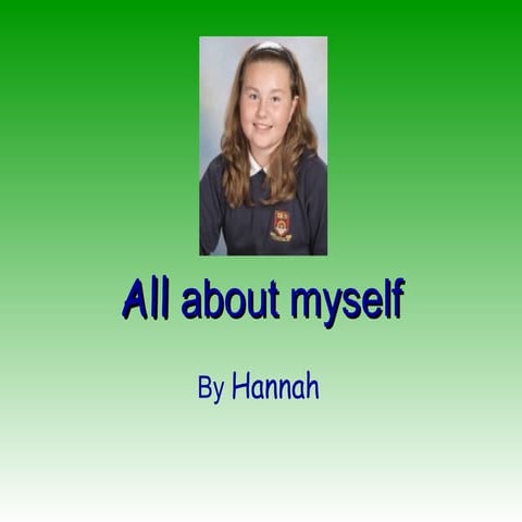 All about myself robert | PPT