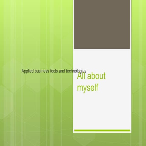 all about myself-anafe.pptx